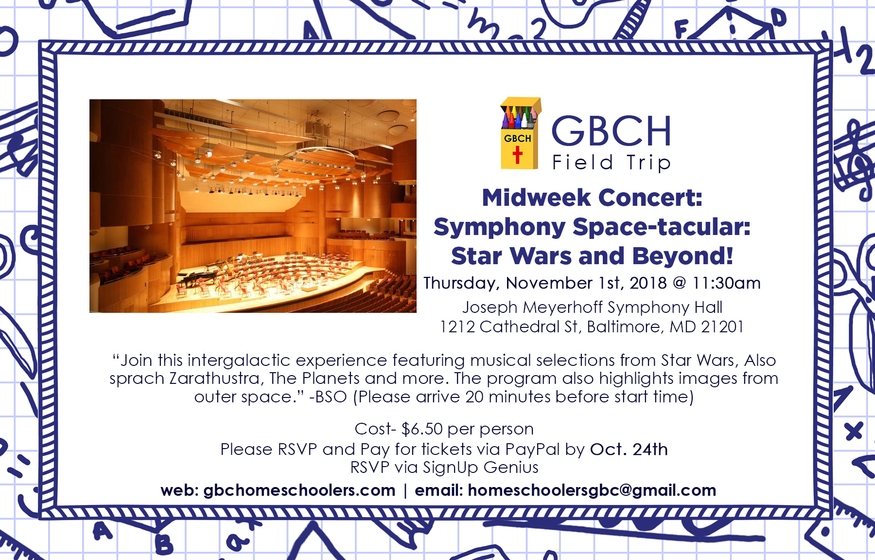 November Field Trip : Baltimore Symphony Orchestra – Greater Baltimore ...